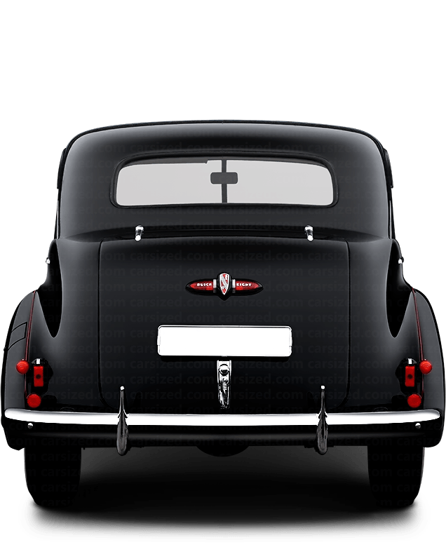 Buick Special 1939-1940 Dimensions Rear View