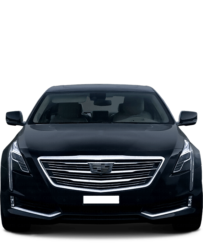 Cadillac CT6 2016-2020 Dimensions Front View