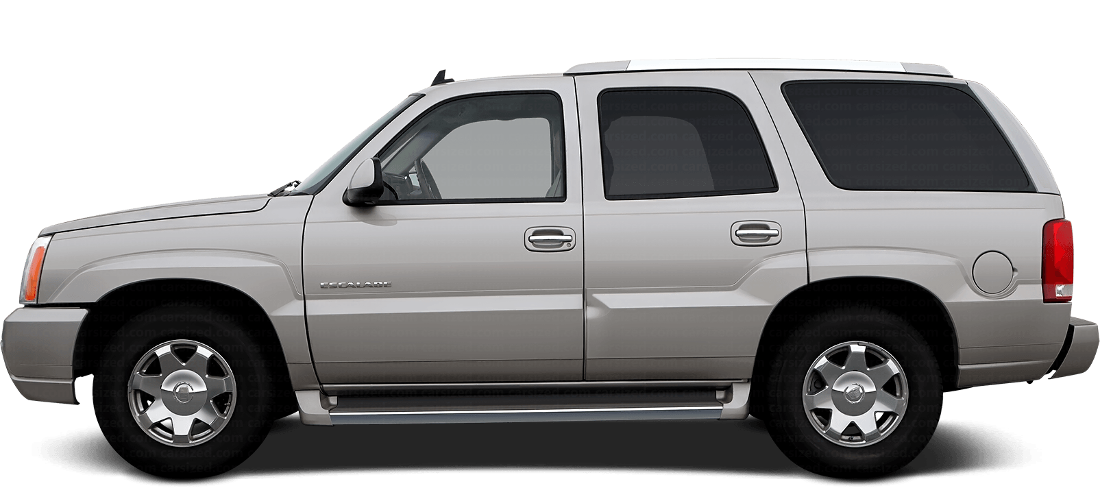 Abmessungen: Cadillac Escalade 2001-2006 vs. Mercedes-Benz A-Klasse ...