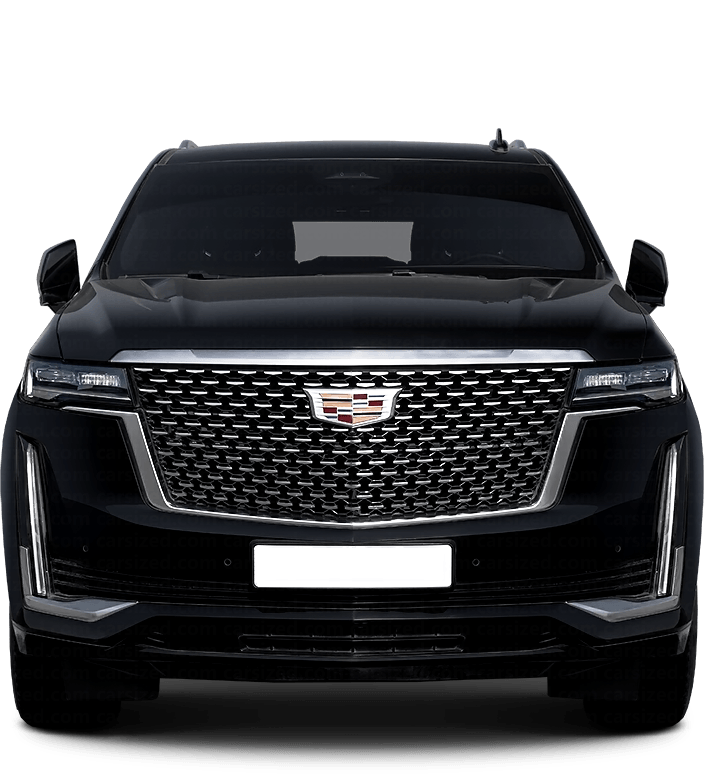 Abmessungen: Cadillac Escalade 2020-2024 vs. Ford F-350 2016-2019