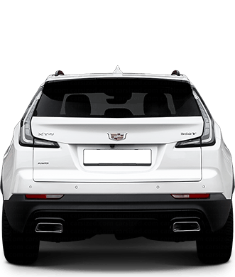 Cadillac XT4 2018-present Dimensions Rear View