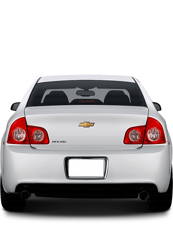 Dimensions: Chevrolet Malibu 2007-2011 vs. Renault Clio 2025-present