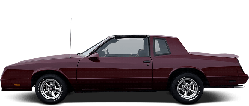 Dimensions: Chevrolet Monte Carlo 1983-1987 vs. Porsche 928 1987-1995