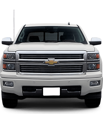 Chevrolet Silverado 2013-2018 Dimensions Front View