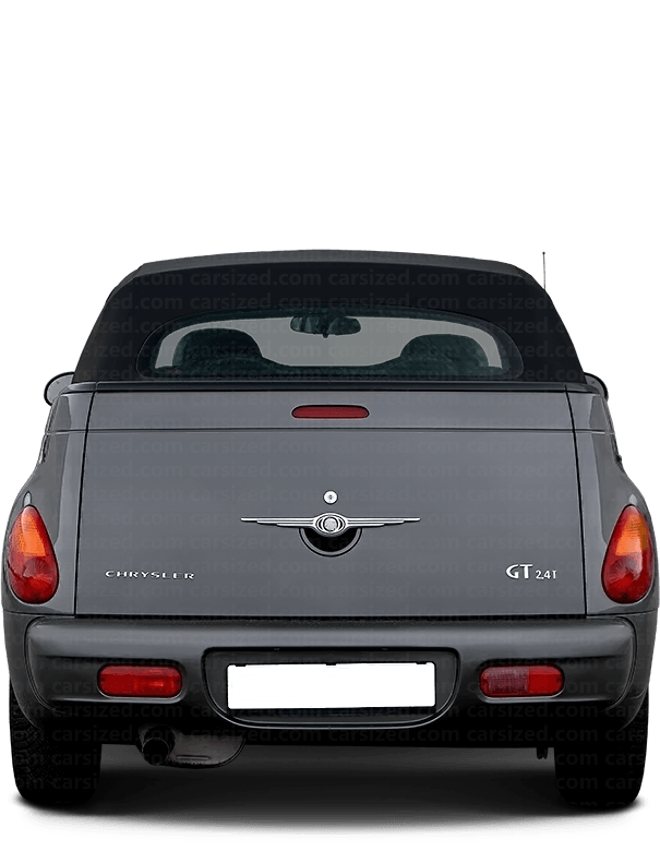 Dimensions: Chrysler PT Cruiser 2000-2006 vs. Audi TT 2018-present