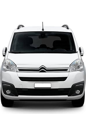 Citroën Berlingo 2015-2018 Dimensions Front View