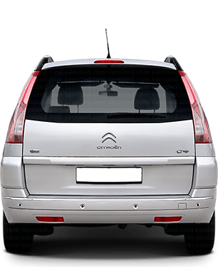 Dimensions: BMW X5 2015-2018 vs. Citroën C4 Picasso 2006-2013