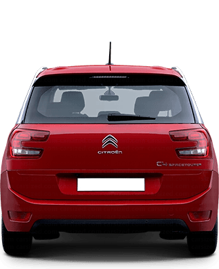 Citroën C4 SpaceTourer 2018-2022 Dimensions Rear View