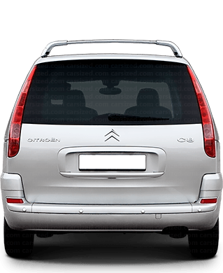 Citroën C8 2002-2008 Dimensions Rear View
