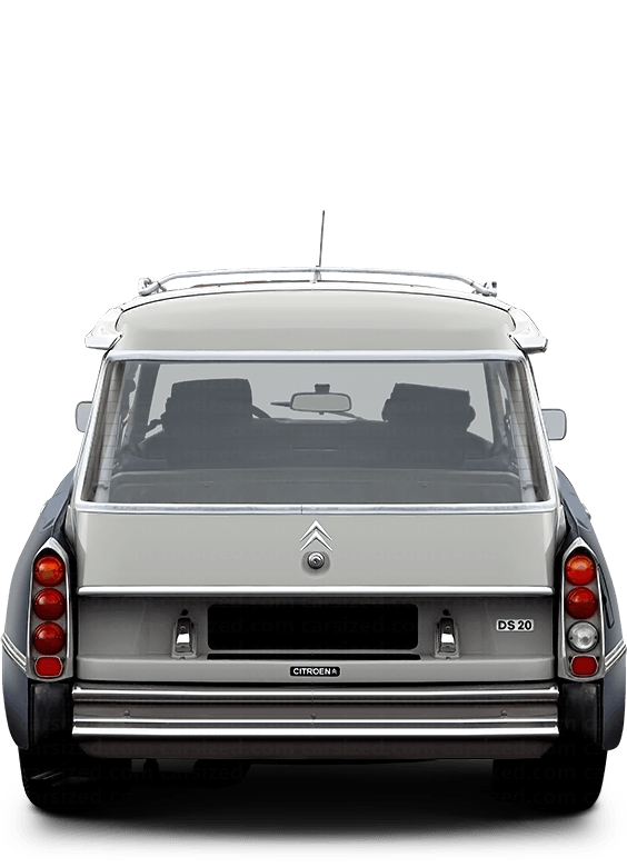 Dimensions: Tesla Model Y 2025-present vs. Citroën DS 1967-1975