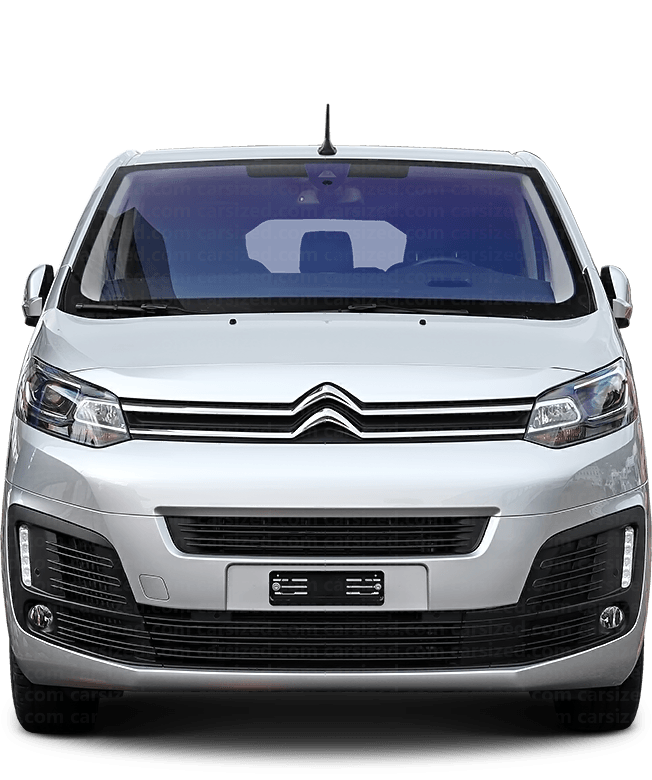 Citroën SpaceTourer 2016-2024 Dimensions Front View