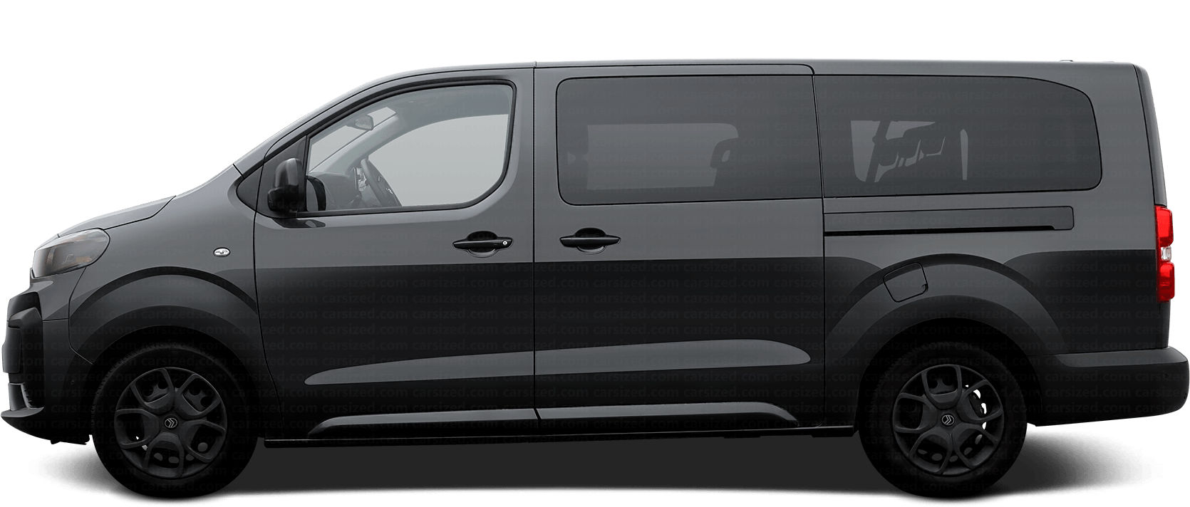 Abmessungen: Citroën SpaceTourer 2024-heute vs. Dacia Duster 2017-2021