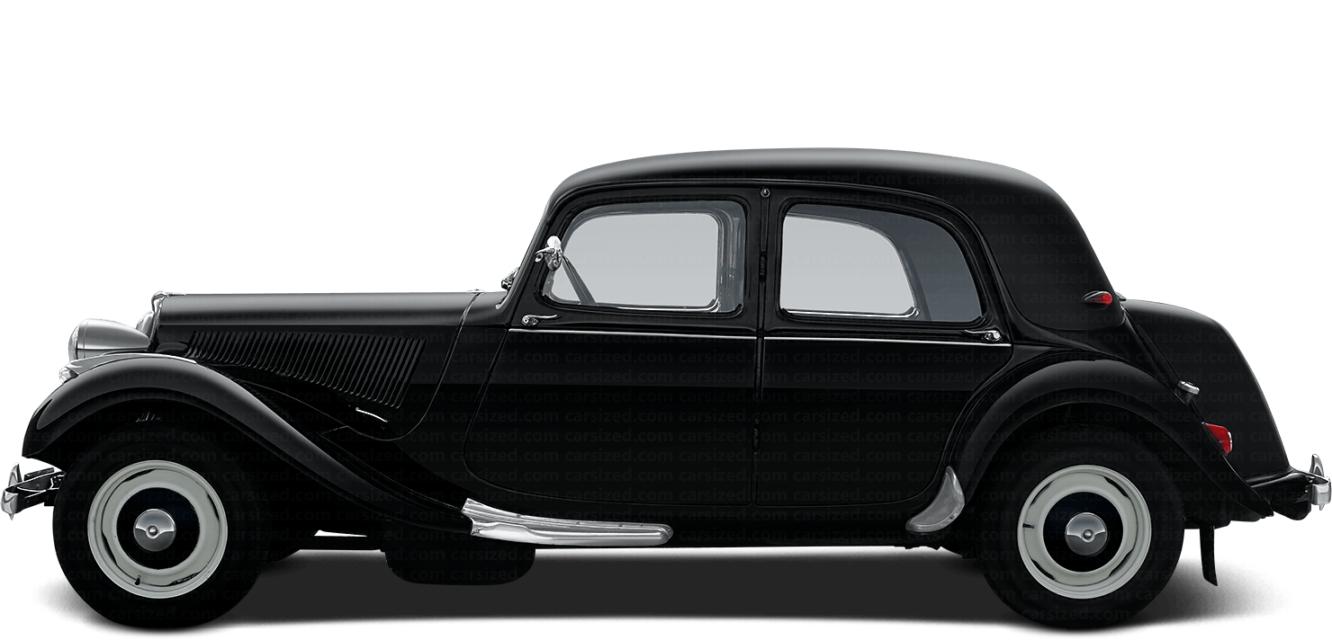 Dimensions: Audi A3 2008-2012 vs. Citroën Traction Avant 1952-1957