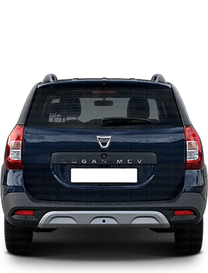 Dacia Logan 2012-2020 Dimensions Rear View