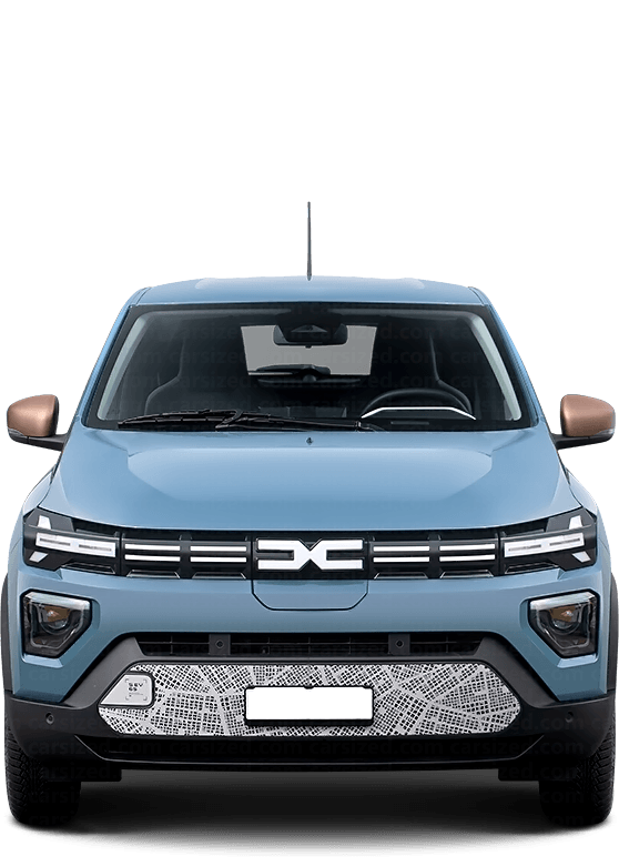 Dimensions: Dacia Spring 2024-present vs. Kia EV3 2024-present