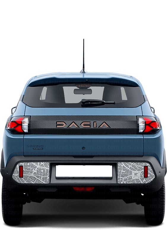Dimensions: Dacia Spring 2024-present vs. Opel Astra 2021-present