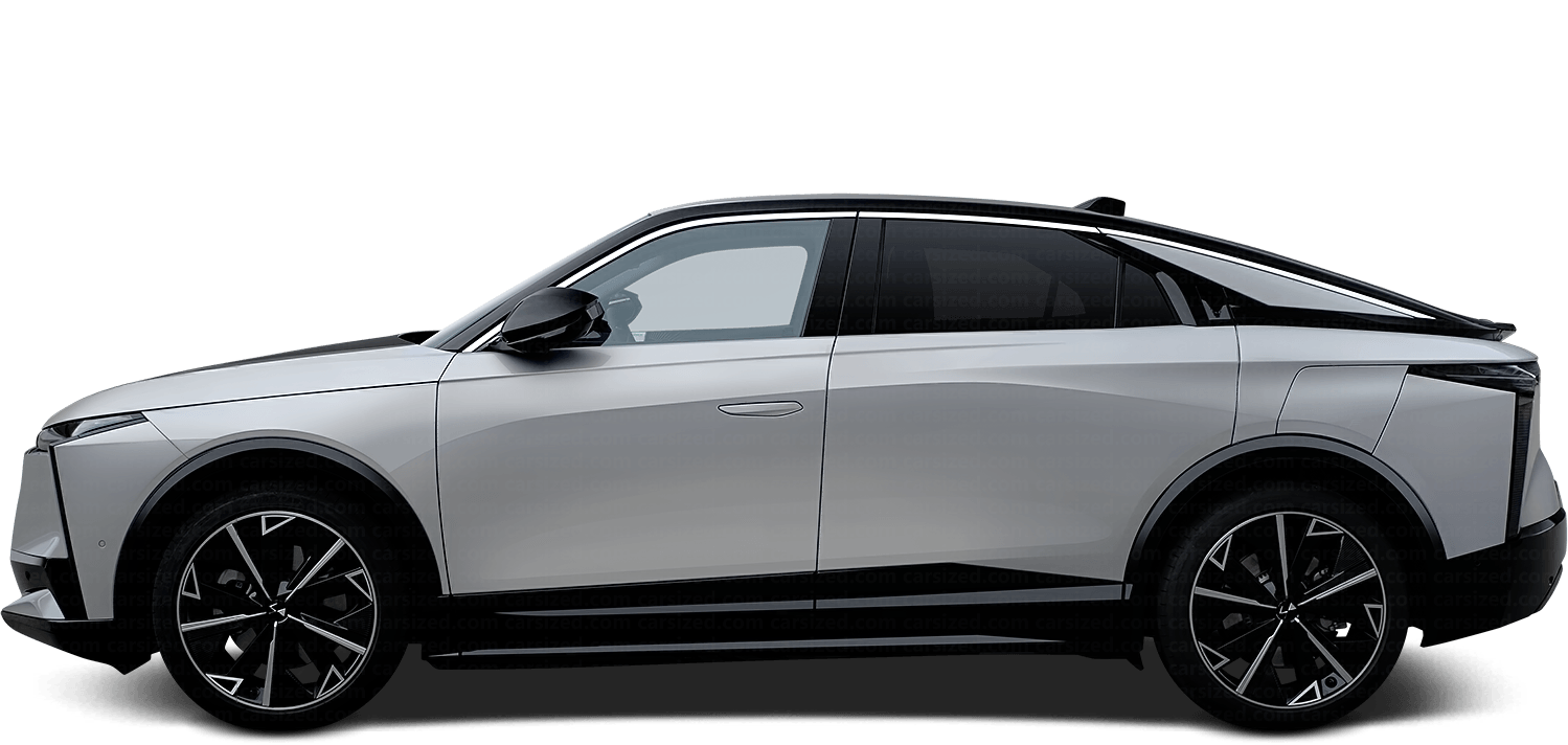 Dimensions: DS N°8 2025-present vs. Ferrari SF90 2019-present