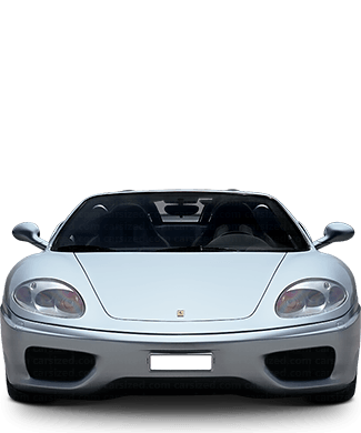 Ferrari 360 1999-2004 Dimensions Front View