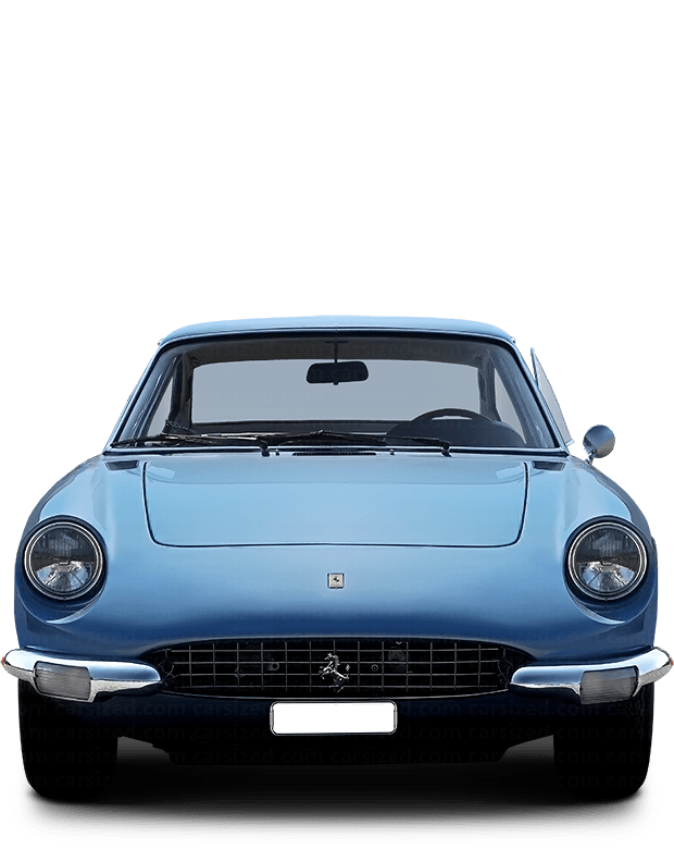 Dimensions: Ferrari 365 1967-1971 vs. Tesla Model Y 2025-present