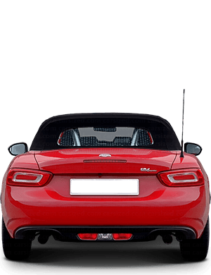 FIAT 124 Spider 2016-2019 Dimensions Rear View