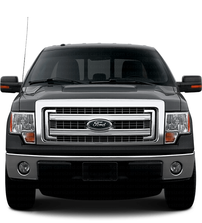 Dimensions: Ford F-150 2008-2014 vs. Seat Ibiza 2008-2012