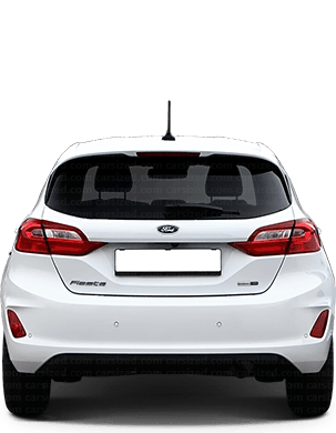 Ford Fiesta 2017-present Dimensions Rear View