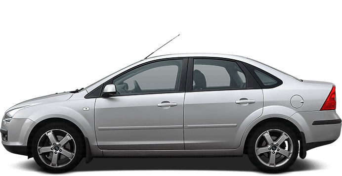 Ford Focus 2004-2008 Dimensions Side View