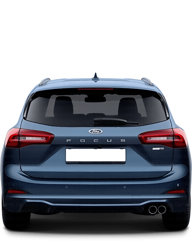 Abmessungen: Ford Focus 2022-heute vs. GAZ Volga 1970-1985