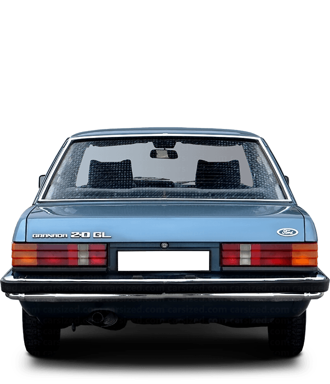 Ford Granada 1981-1985 Dimensions Rear View