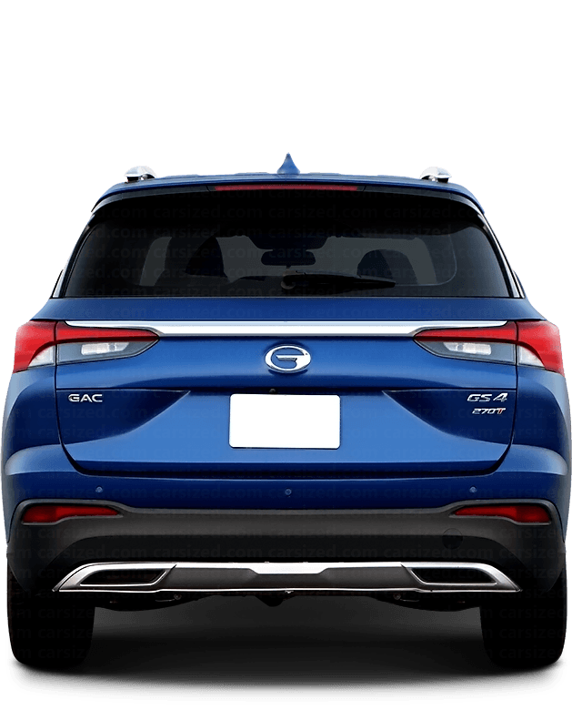 GAC Trumpchi GS4 2019-2023 Dimensions Rear View