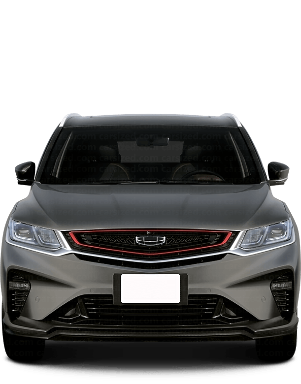 Dimensions: Geely Coolray 2018-2022 vs. Audi A6 e-tron 2024-present