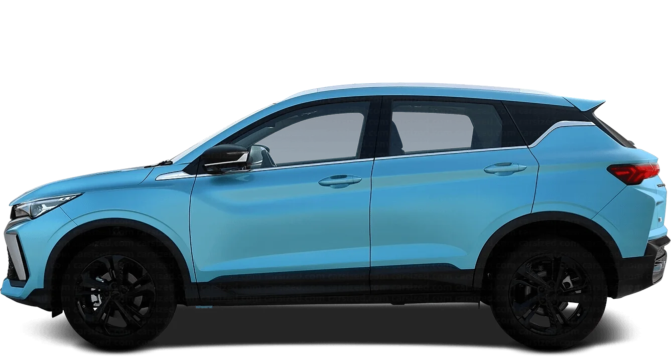 Dimensions: Geely Coolray 2022-present vs. Peugeot 308 2017-2021