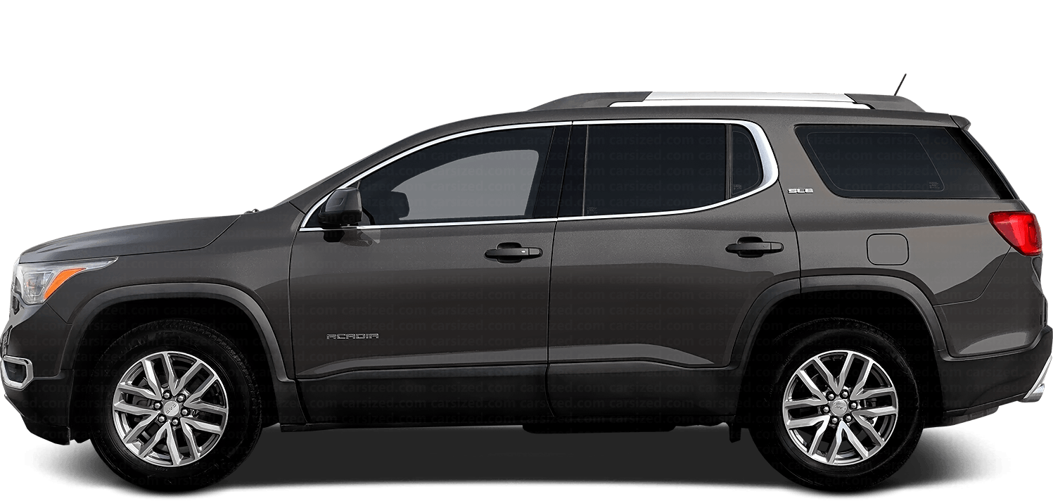 Abmessungen: GMC Acadia 2016-2020 vs. Chevrolet Tahoe 2020-heute