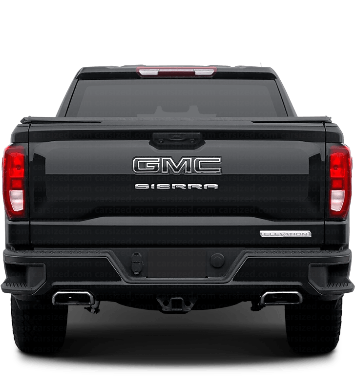 Dimensions: GMC Sierra 2022-present vs. FIAT Tipo 2015-2020