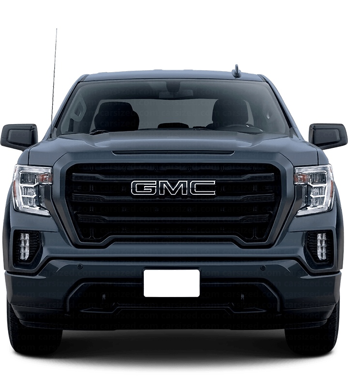 Dimensions: GMC Sierra 2018-2022 vs. Honda Civic 1987-1991