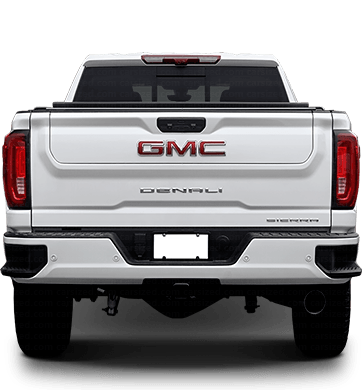 GMC Sierra 2019-2023 Dimensions Rear View