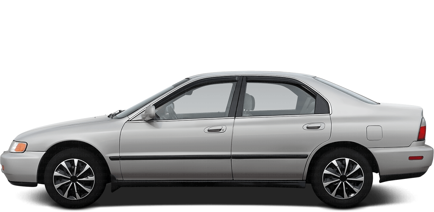 Dimensions: Audi Q6 e-tron 2023-present vs. Honda Accord 1996-1998