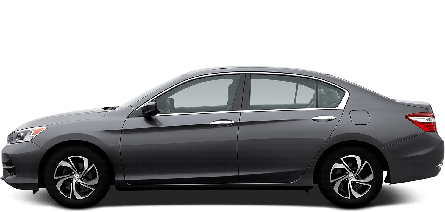 Dimensions: Honda Accord 2016-2017 vs. Lamborghini Aventador 2011-2017