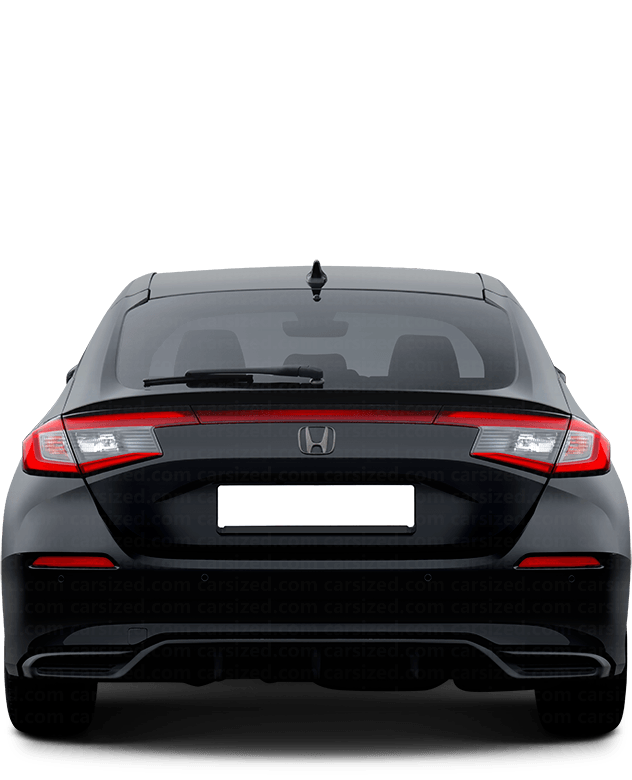 Dimensions: Honda Civic 1995-2000 vs. Honda Civic 2021-present