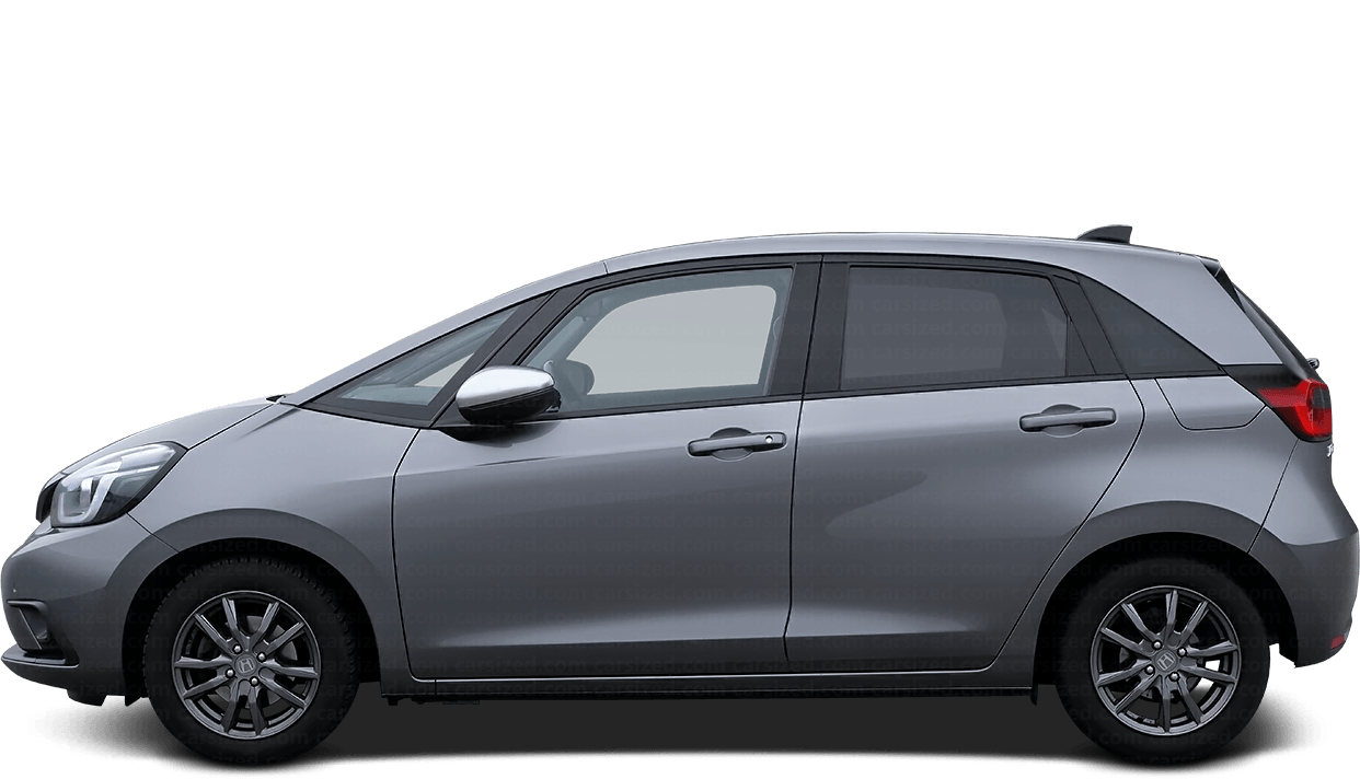 Dimensions: Audi Q6 e-tron 2023-present vs. Honda Jazz/Fit 2020-2023