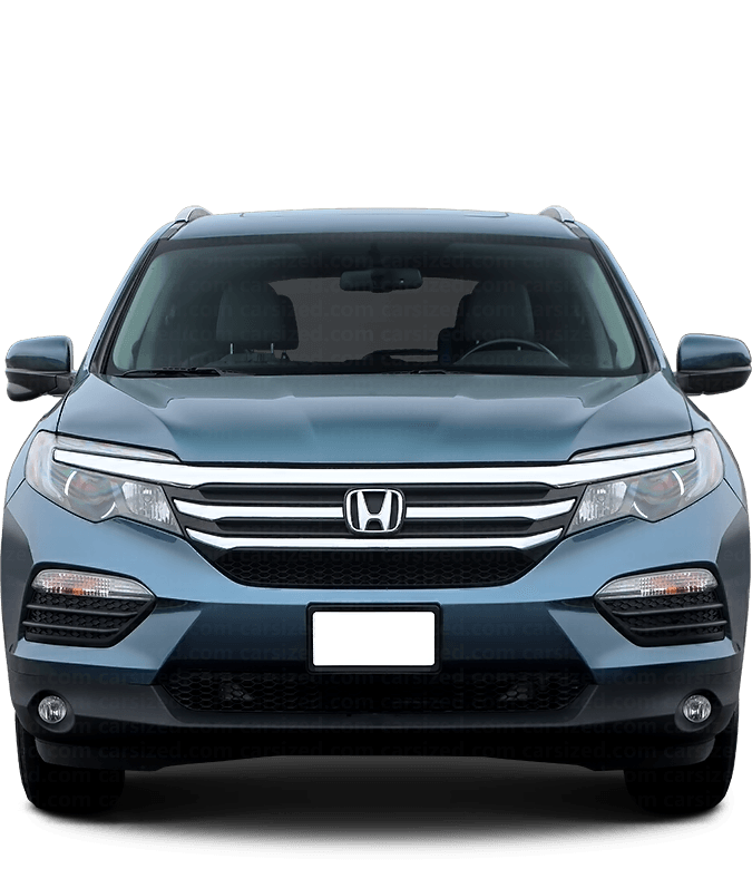 Dimensions: Lucid Gravity 2024-present vs. Honda Pilot 2015-2019