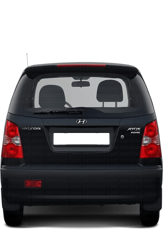 Dimensions: Hyundai Atos 2004-2005 vs. Toyota Hilux 2016-2020