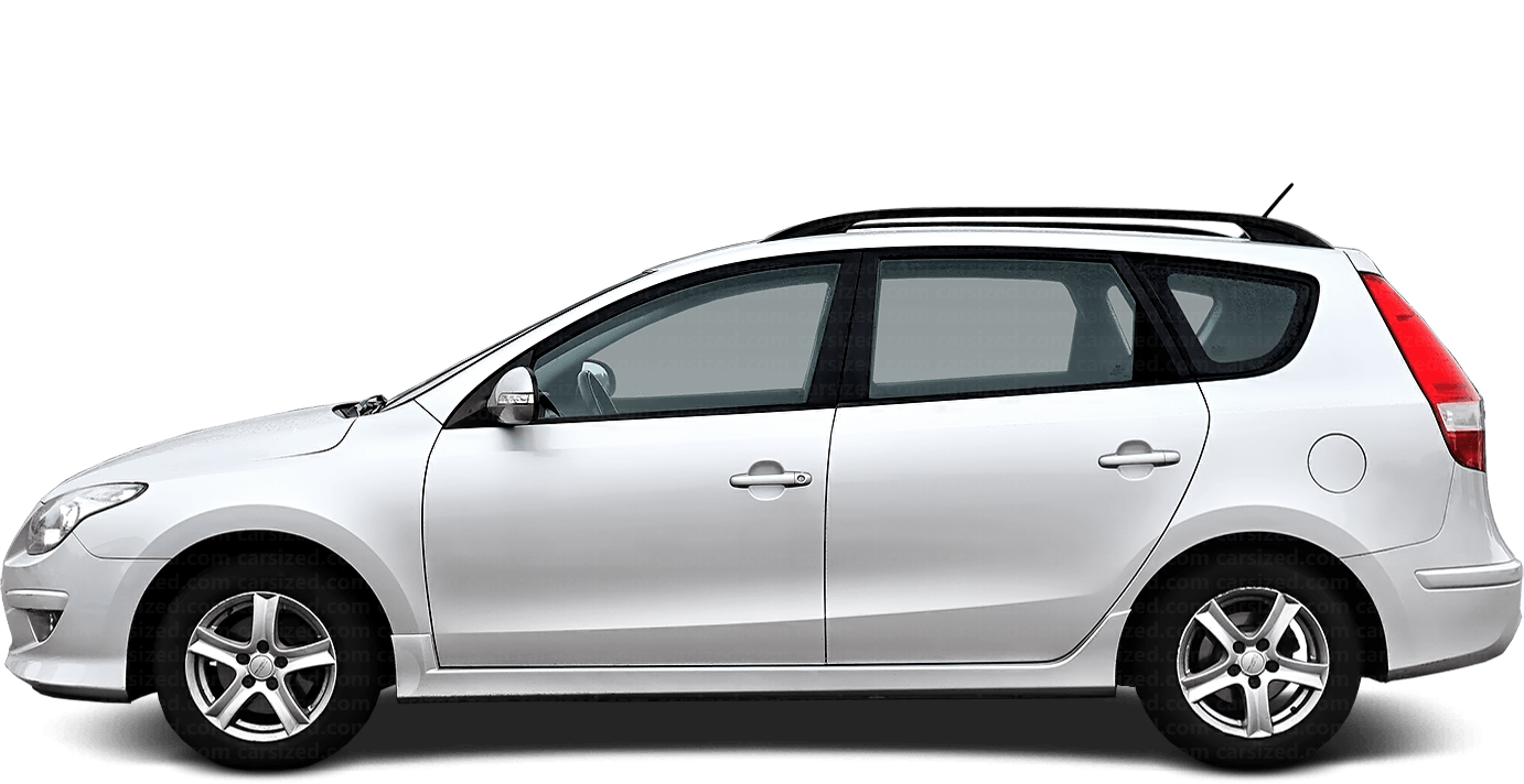 Dimensions: Mercedes-Benz EQE SUV 2022-present vs. Hyundai i30 2010-2012