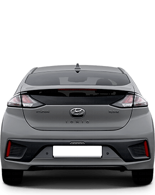 Hyundai Ioniq 2019-2022 Dimensions Rear View