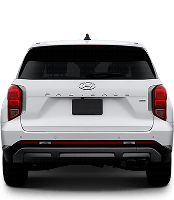 Hyundai Palisade 2022-present Dimensions Rear View