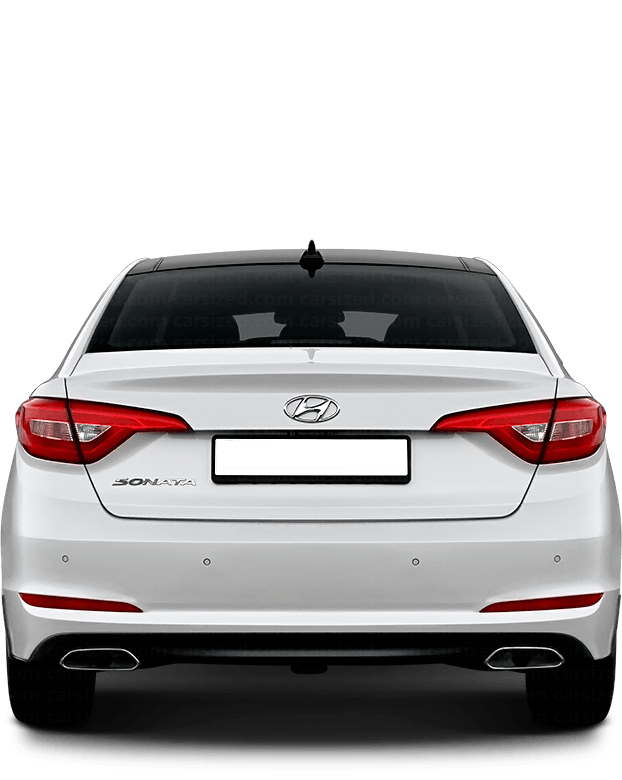 Dimensions: Hyundai Sonata 2014-2017 vs. Ferrari 12Cilindri 2024-present