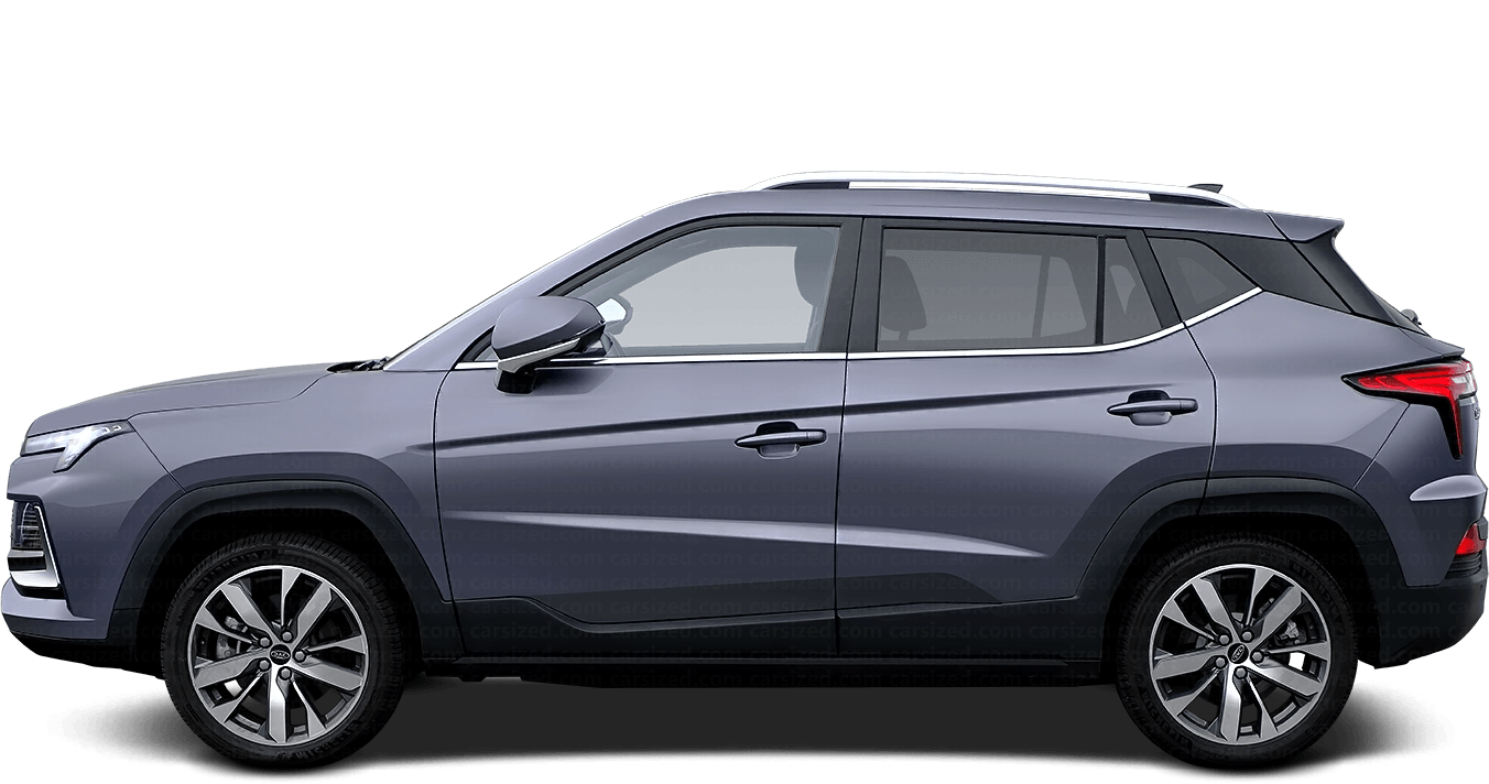 Abmessungen: JAC e-JS4 2020-heute vs. Honda Passport 2025-heute