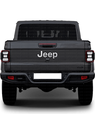 Jeep Gladiator 2020-presente Dimensions Vista trasera