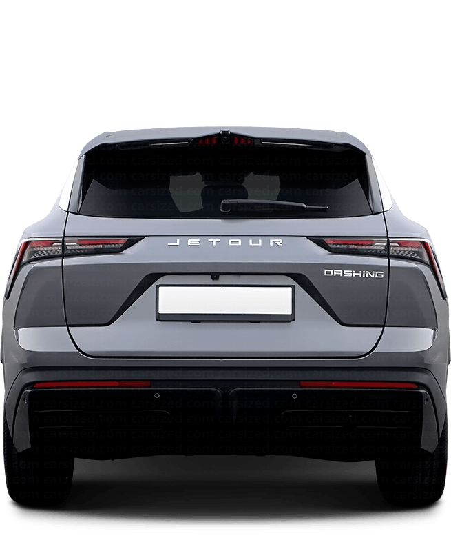 Abmessungen: Tesla Model Y 2025-heute vs. Jetour Dashing 2022-heute