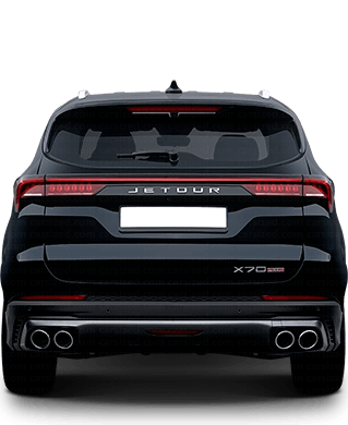 Jetour X70 Plus 2020-present Dimensions Rear View